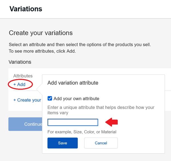 Solved: How to create a Listing with variations? - The eBay Community